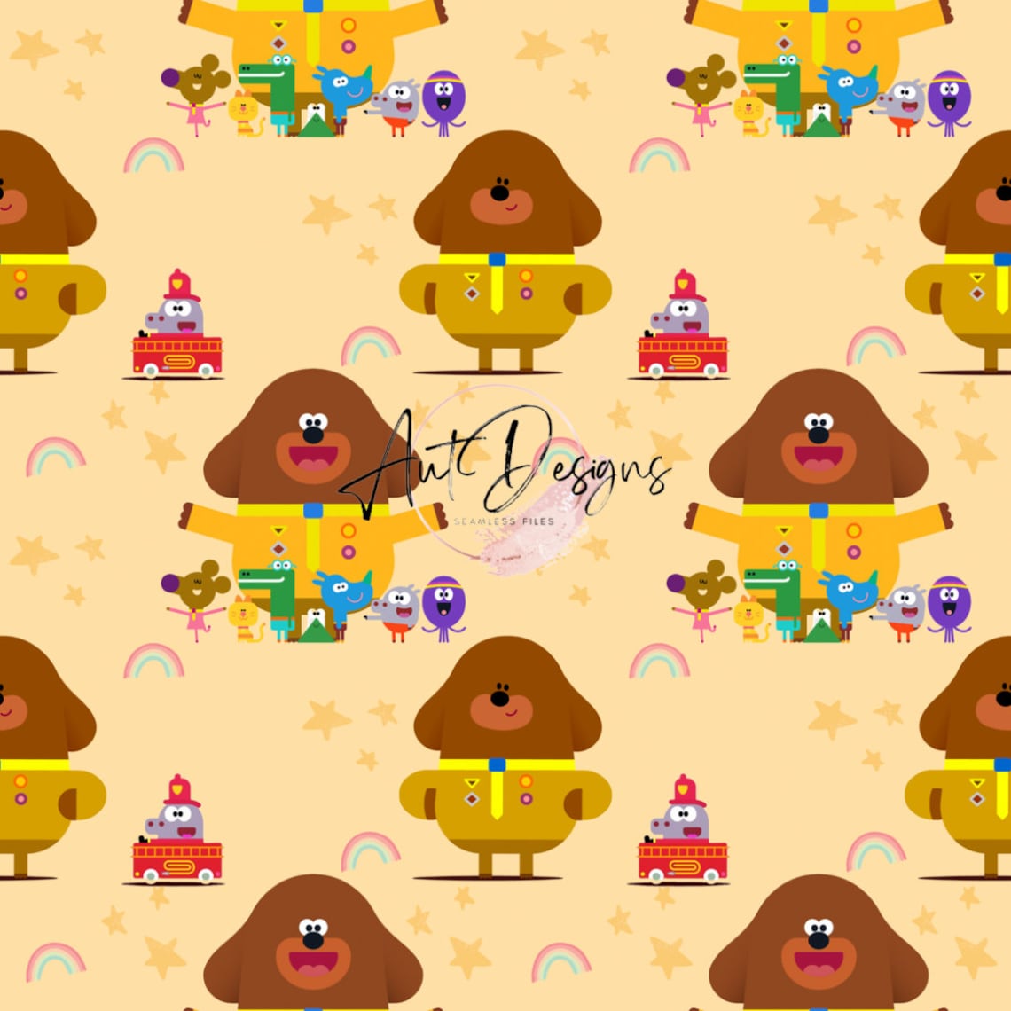 Hey Duggee Seamless - Etsy