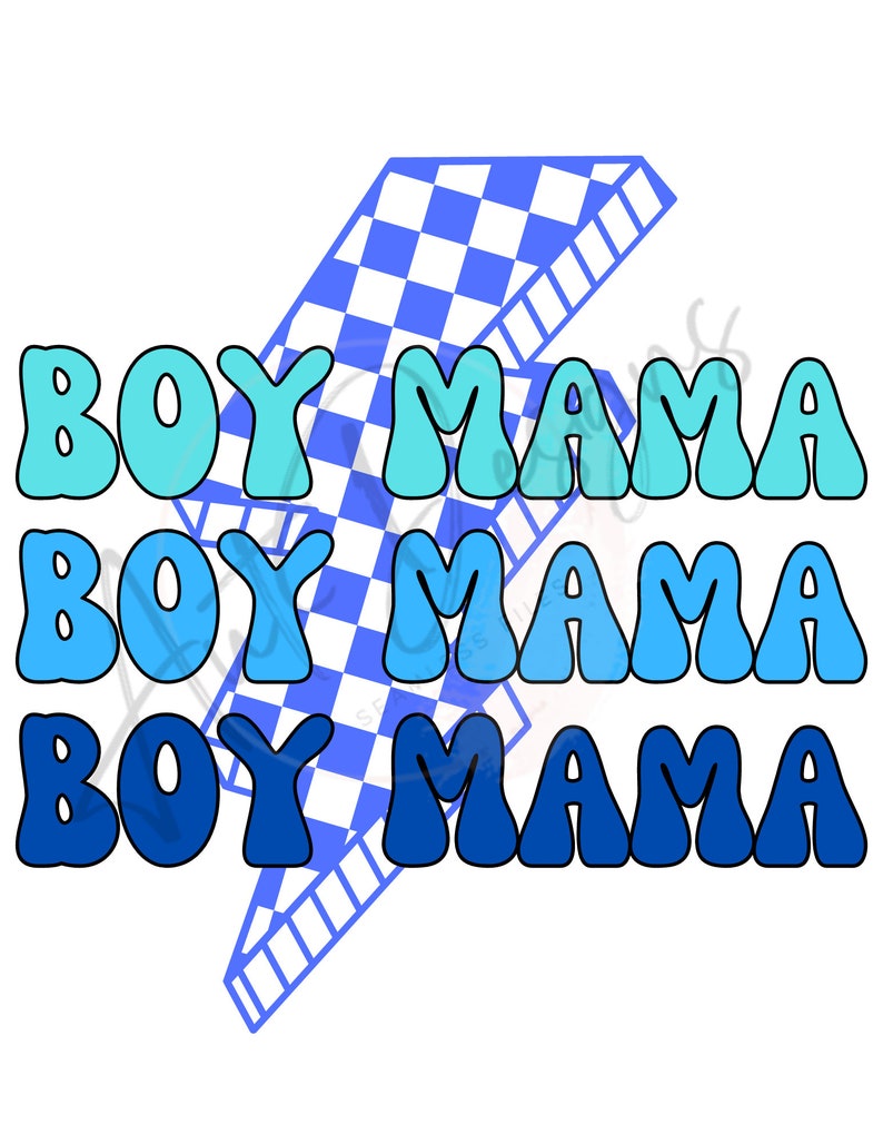 Boy Mama PNG - Etsy