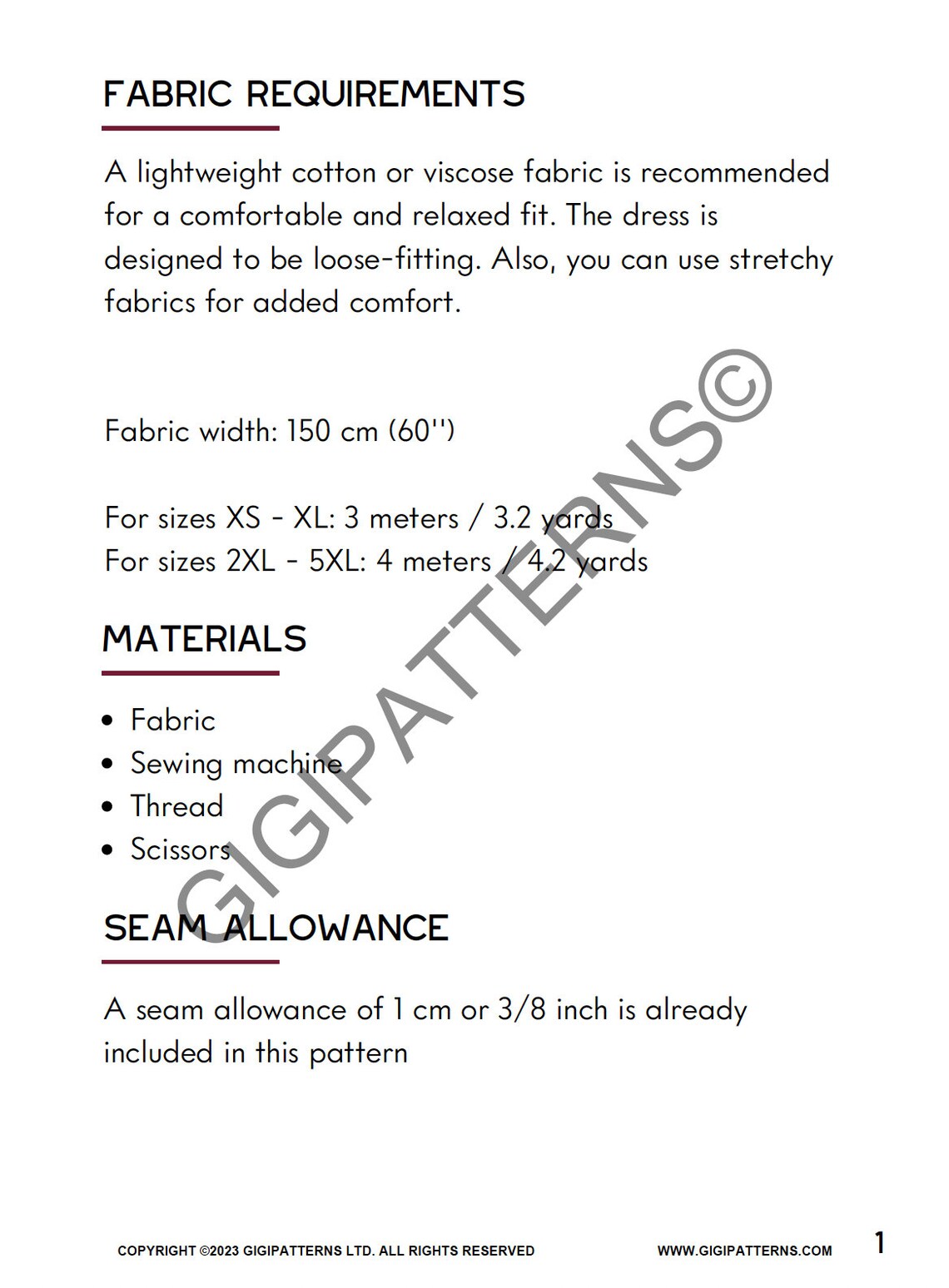 Short Sleeve Gathered Smock Dress Sewing Pattern Womens Dress Sewing ...