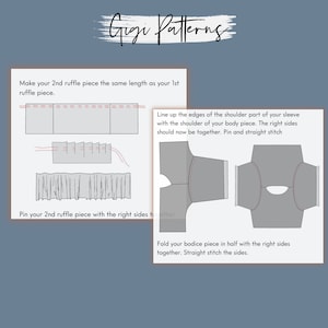 Smock Dress Sewing Pattern, Relaxed Fit, Short Sleeve, Plus Size (XS ...