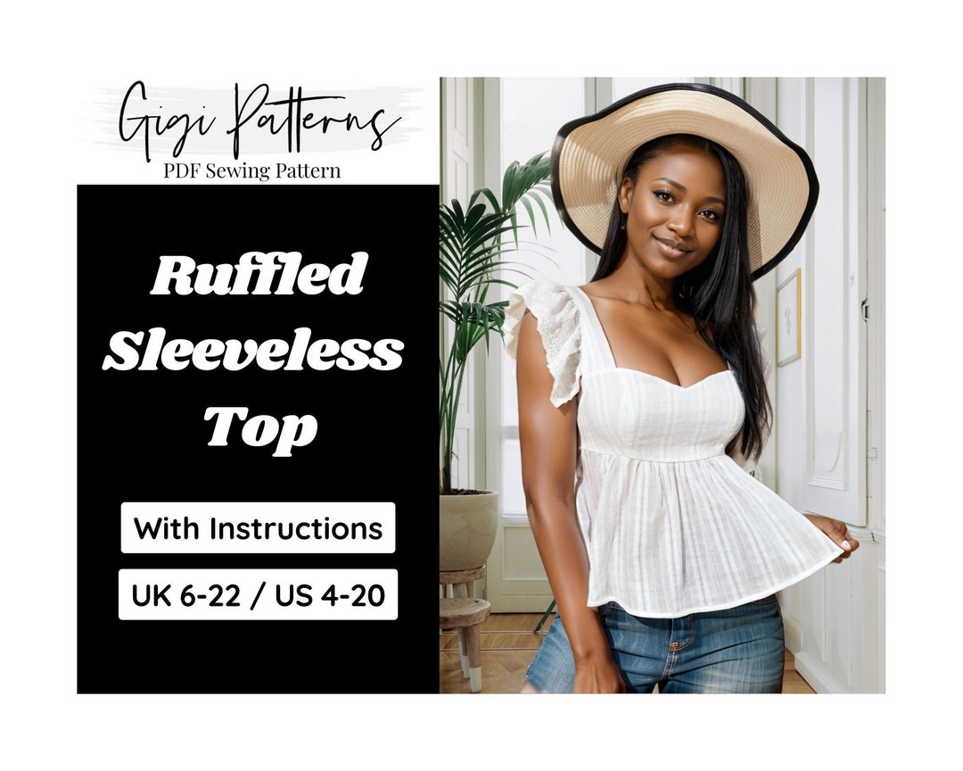 Gathered Smock Top Sewing Pattern Trendy Sewing Pattern Top - Etsy