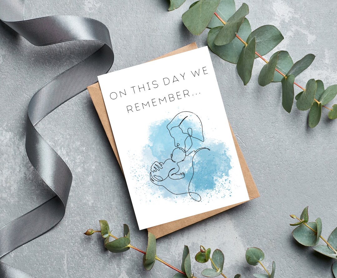 Father Remembrance Card (5x7), Keepsake for Lost Loved One, Unique ...