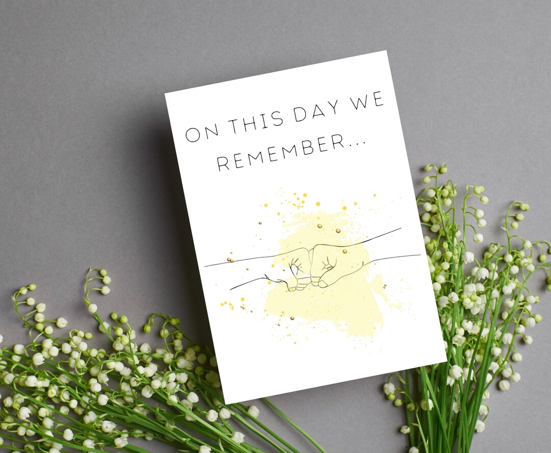 Friend Remembrance Card (5x7), Keepsake for Lost Loved One, Unique ...