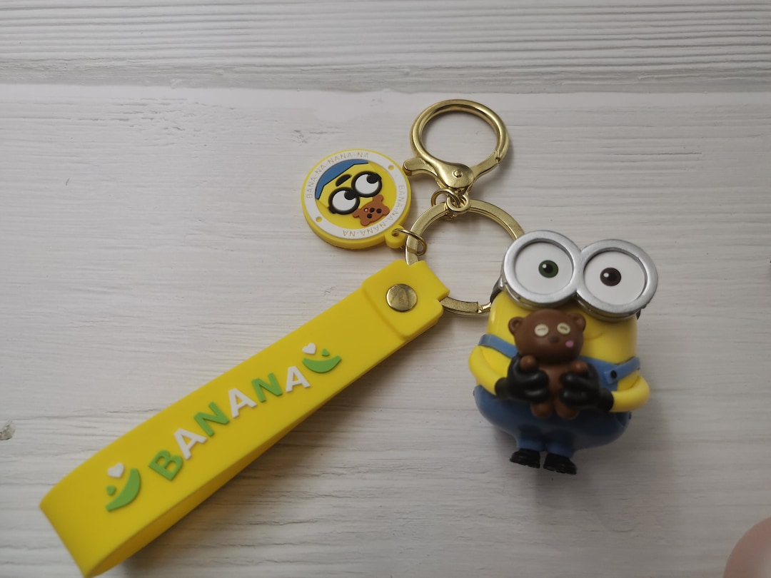 Minions Character Keyring Minions Character Keychain - Etsy