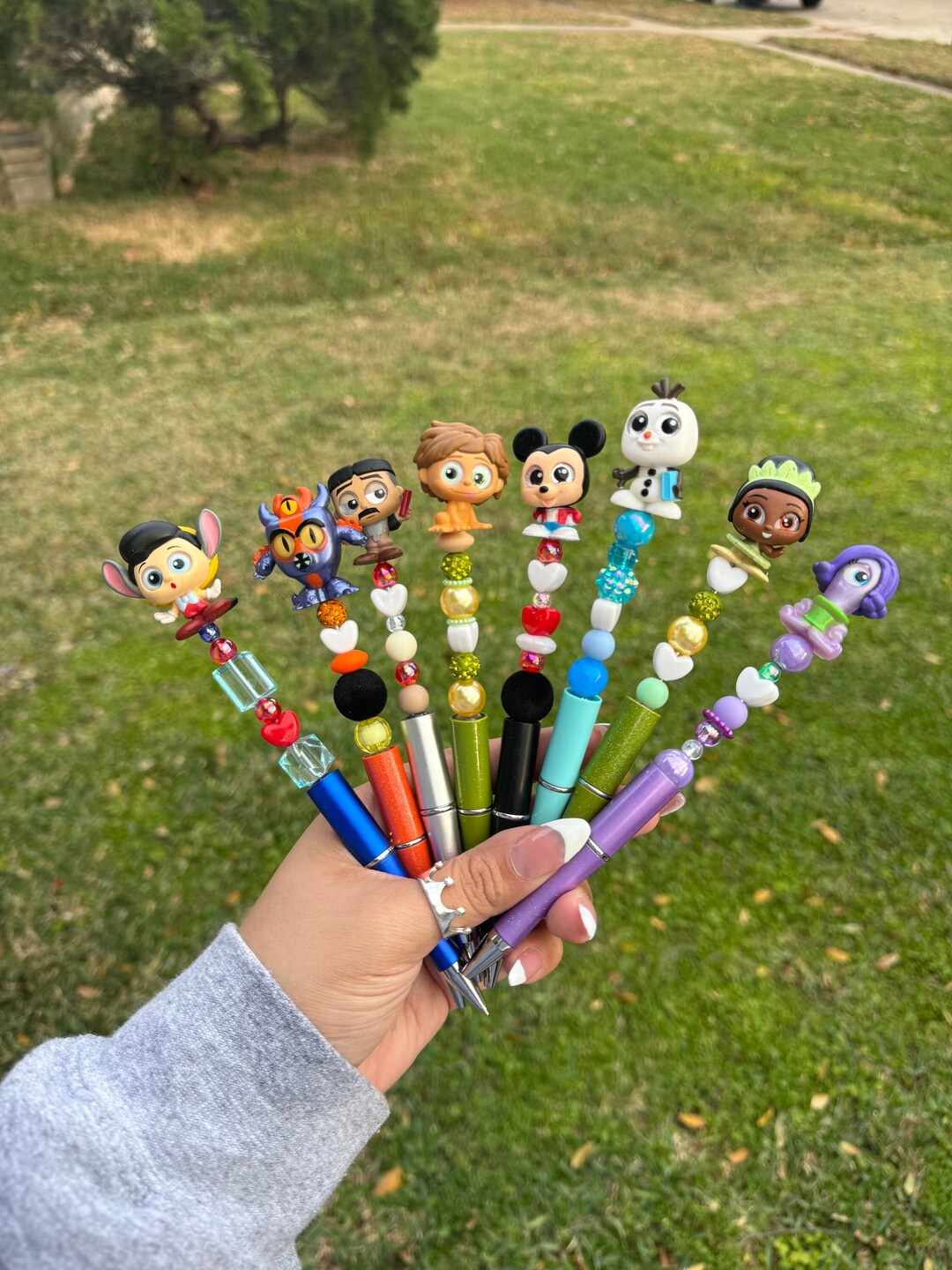 Doorable Pens, Crafts, Pens, Disney Doorables , Character Pens, Beaded ...