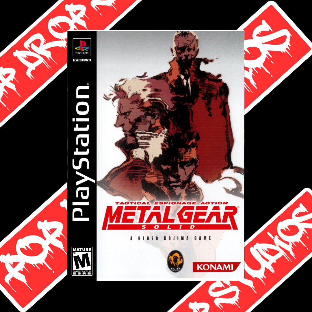 Video Game Box Art Stickers Classic Vintage Sticker Metal - Etsy