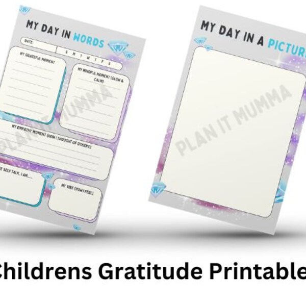 Kids Self Reflection - Etsy