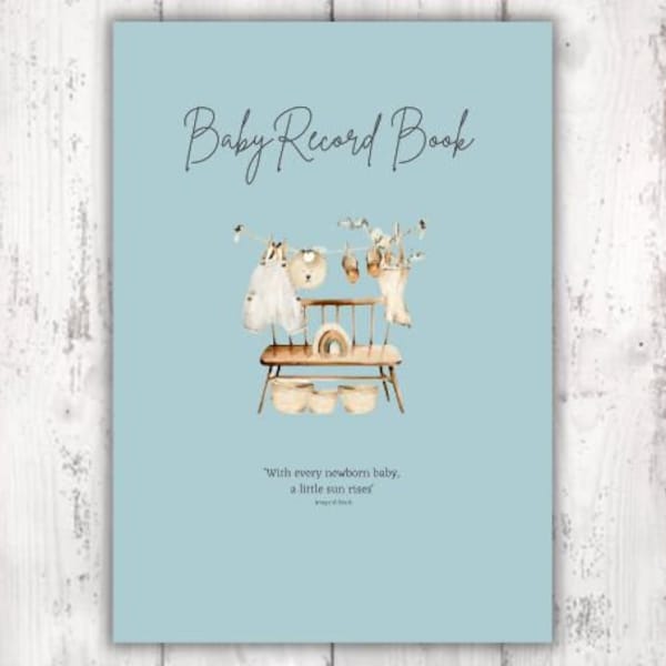 Vintage Baby Record - Etsy