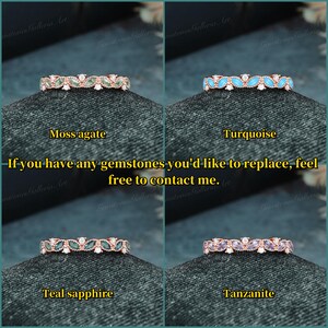 Marquise Emerald Ring Lab Emerald Wedding Band Art Deco Wedding Ring ...