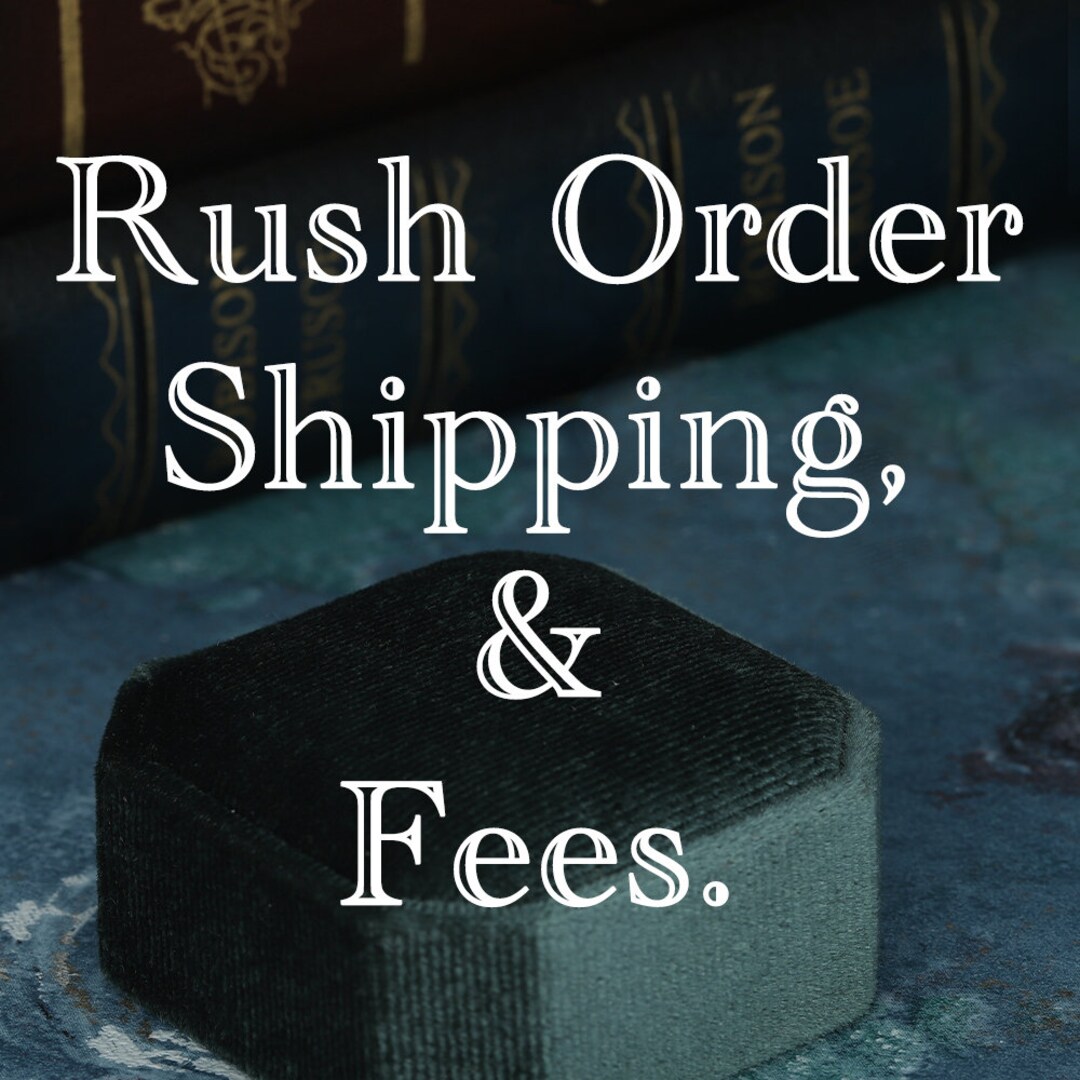 Custom Order, Rush Order, CAD Design, Shipping Upgrade, Engraving and Other Fees - Etsy