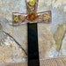 XL Yellow and Orange Flowers With Bronze/rose Gold Epoxy Resin Exotic ...