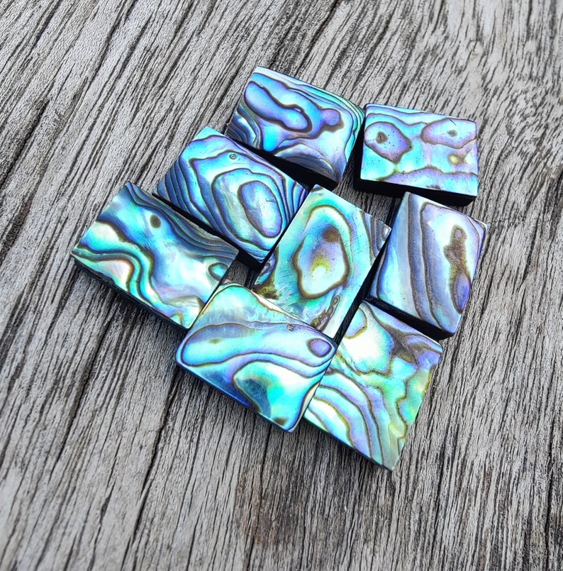 Natural Abalone Shell Rectangle Cabochon: Calibrated Gemstone - Etsy
