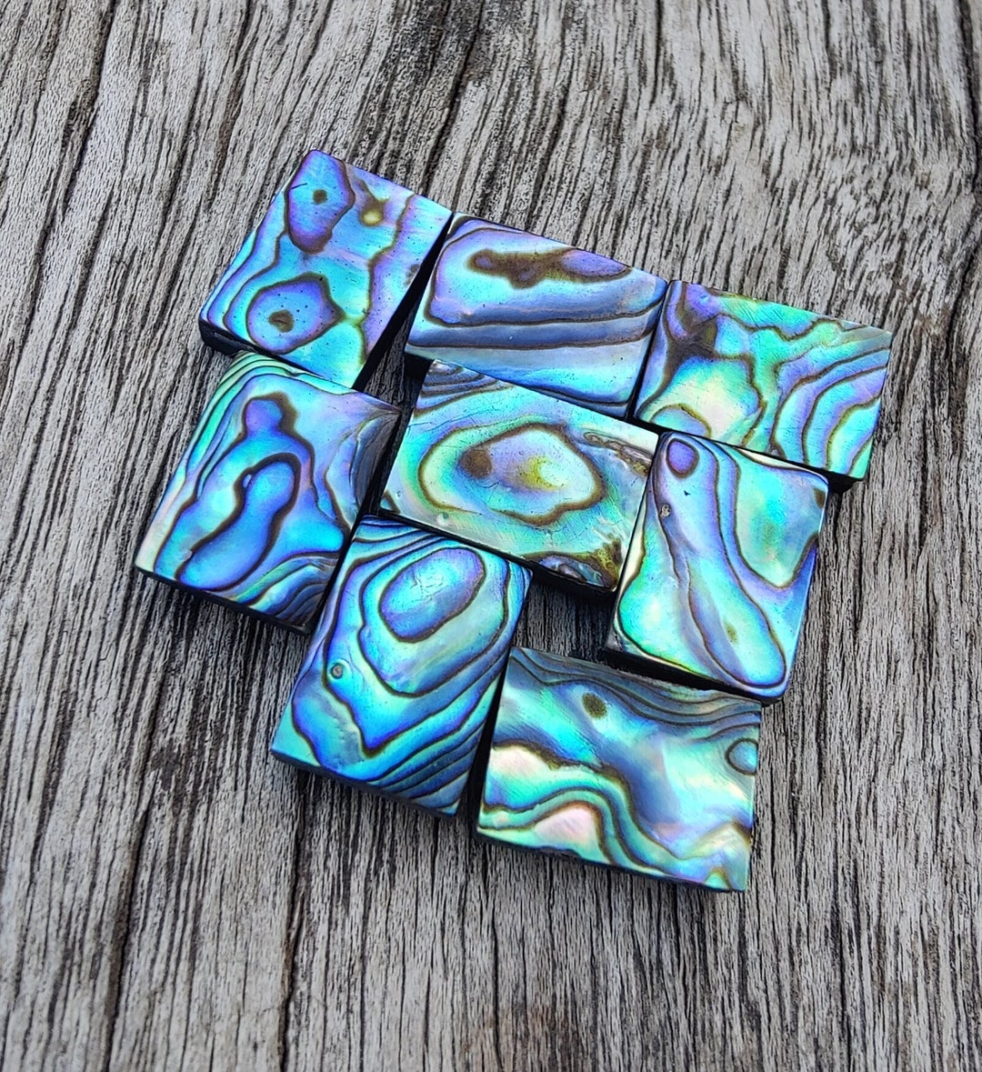Natural Abalone Shell Rectangle Cabochon: Calibrated Gemstone - Etsy