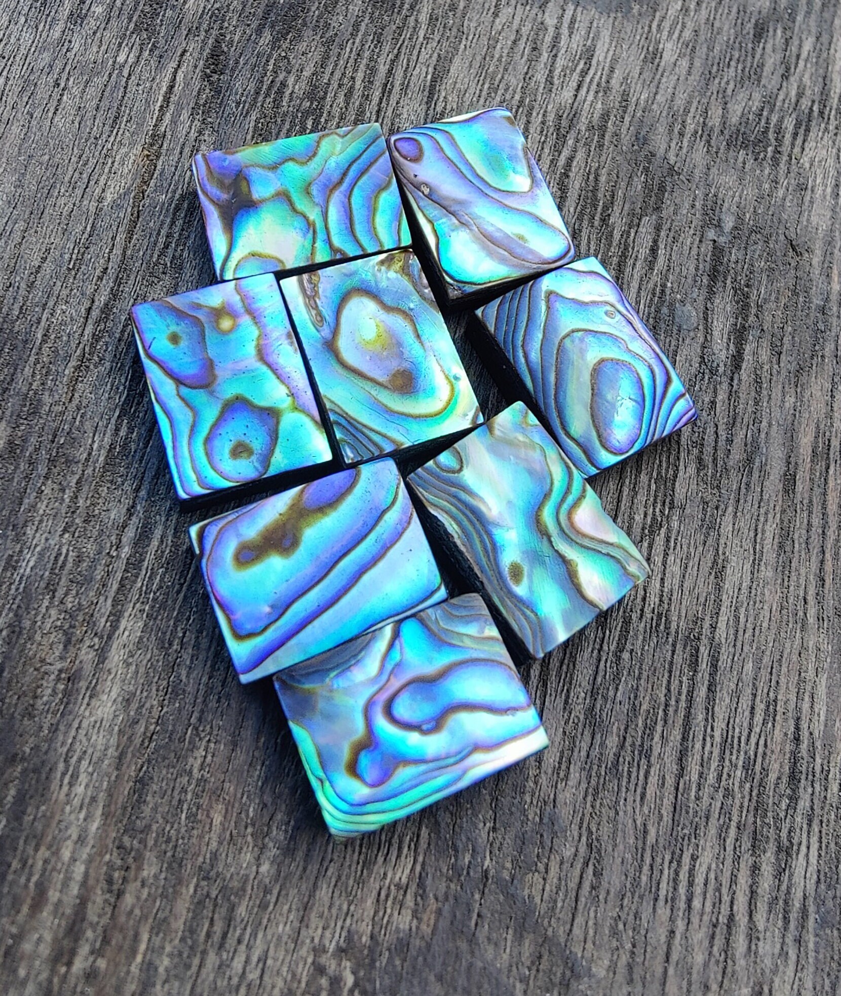 Natural Abalone Shell Rectangle Cabochon: Calibrated Gemstone - Etsy