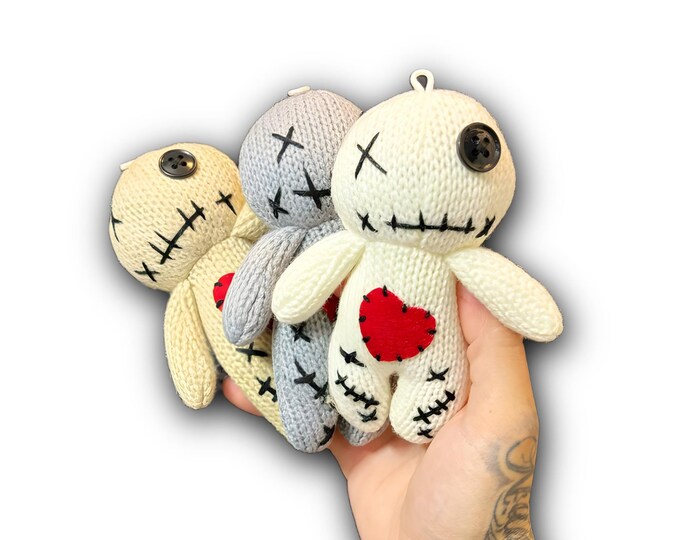 Voodoo Doll | Pin Cushion Doll | Creepy Doll | Hand Knitted | Halloween ...