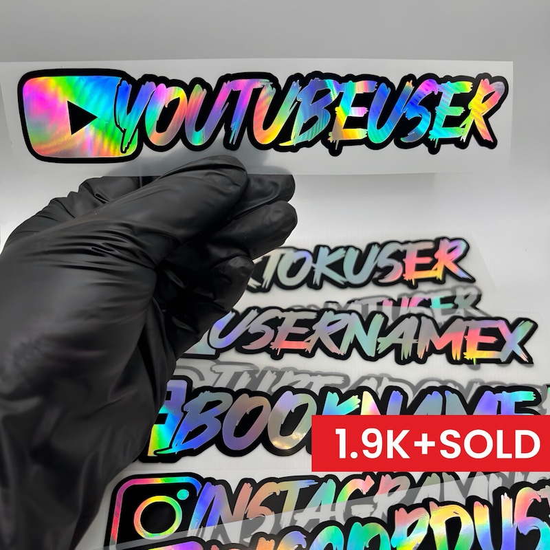 Custom Tiktok Sub Stickers - Etsy