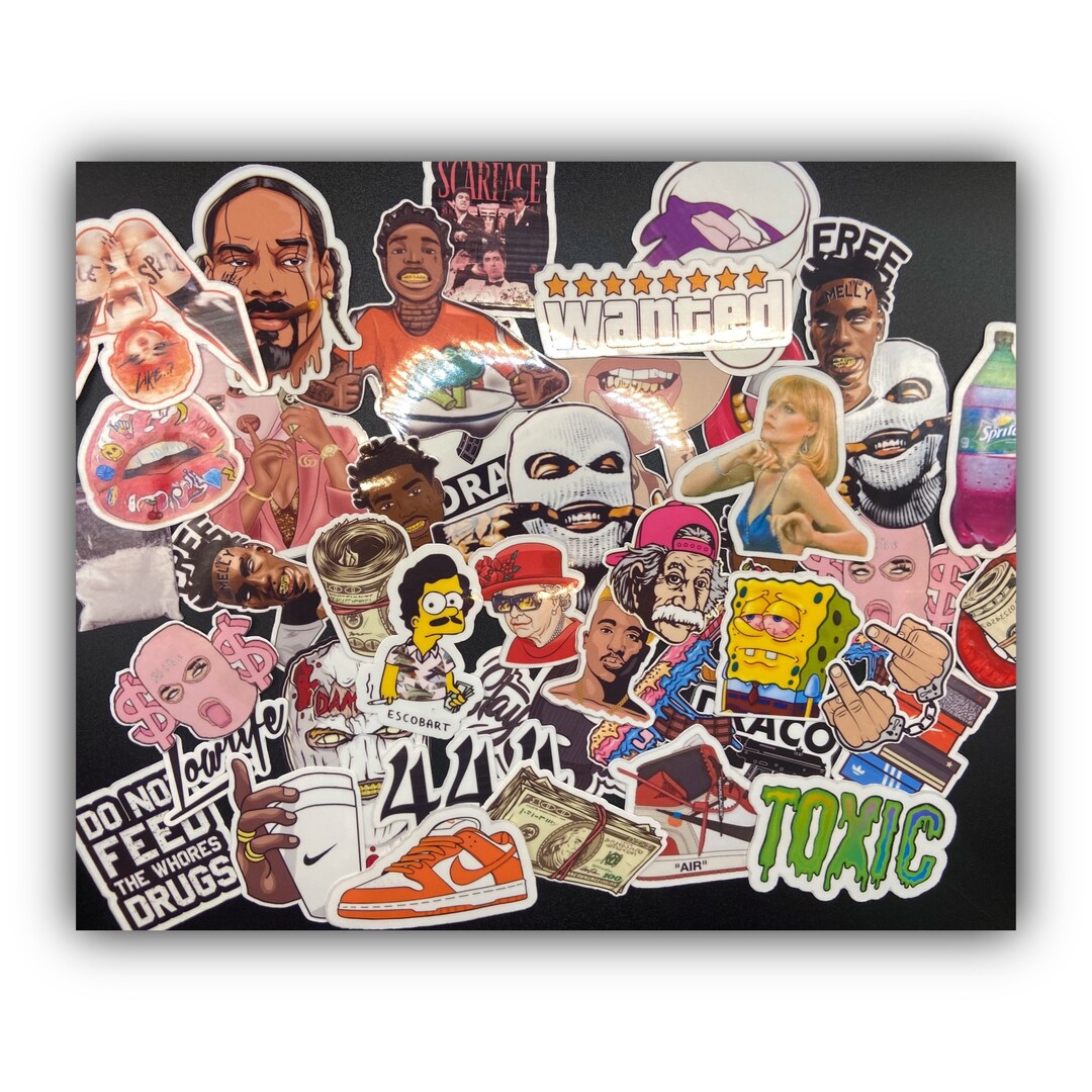 40pcs Miami Gangsta Mixed Dope Sticker Pack decal Packs - Etsy