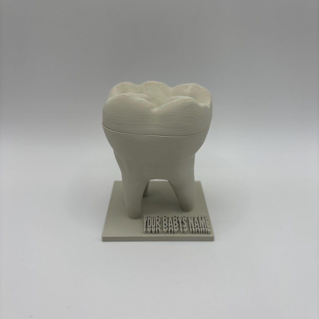 Personalized Baby Tooth Keepsake Box | 3D Printed Tooth Holder for Kids ...