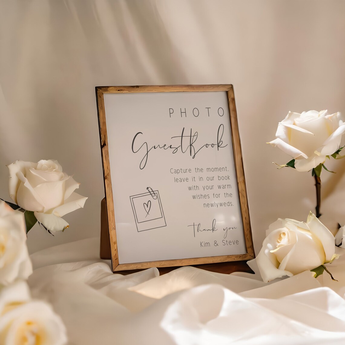 Make Every Moment Count: Sign Our Photo Guestbook Capture Memories in ...