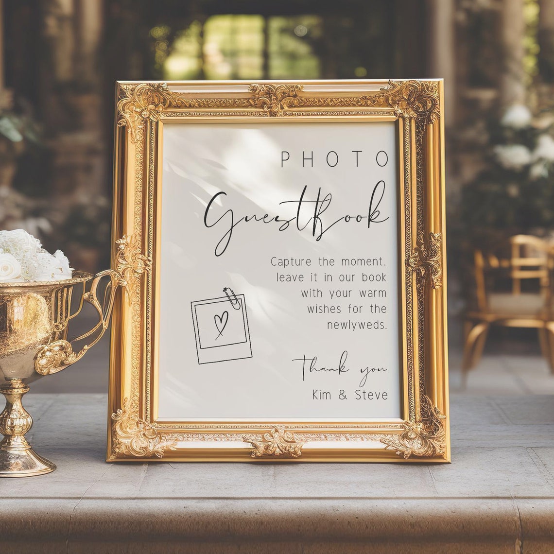 Make Every Moment Count: Sign Our Photo Guestbook Capture Memories in ...