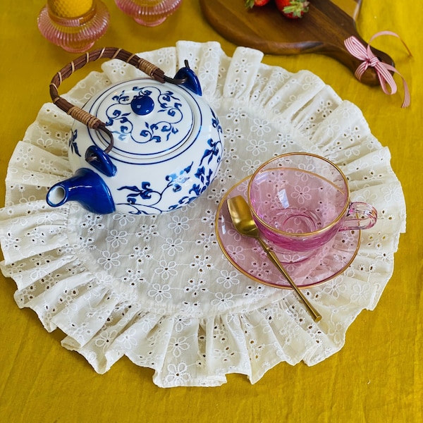 Lace Table Place Mats - Etsy