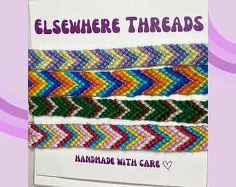 Summer Friendship Bracelet / Chevron Summer Inspired Friendship ...