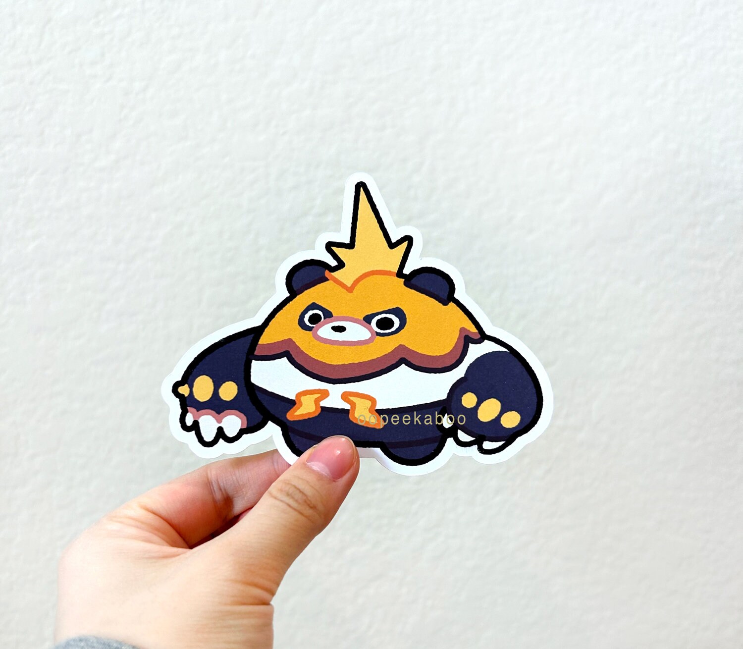 Mossanda Lux Palworld Inspired Sticker, Kawaii Pals Electric Yellow ...