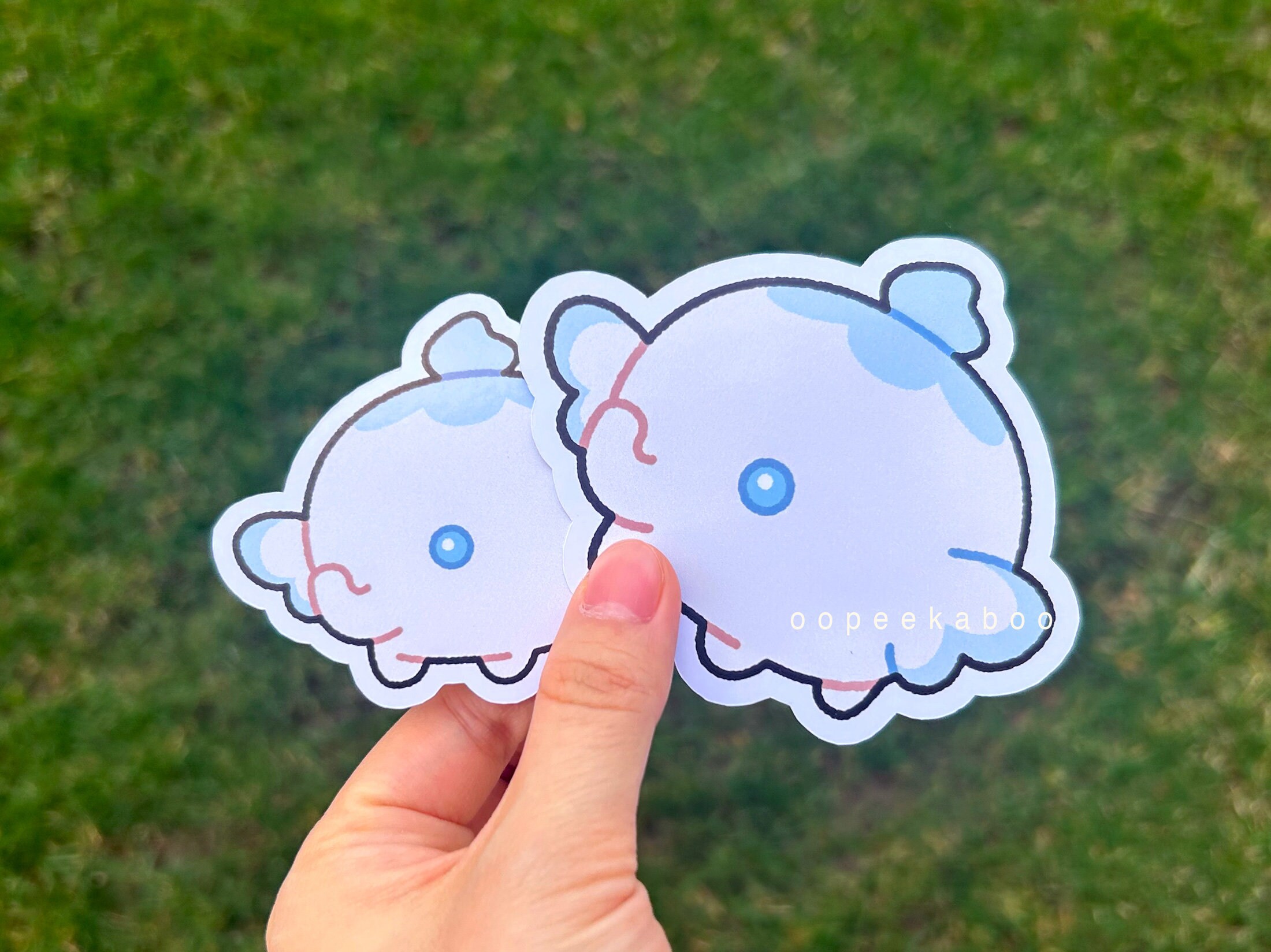 Teafant Palworld Inspired Sticker, Kawaii Pals Elephant Fanart Sticker ...