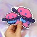 Daedream Palworld Inspired Sticker, Kawaii Pals Dark Purple Fanart ...