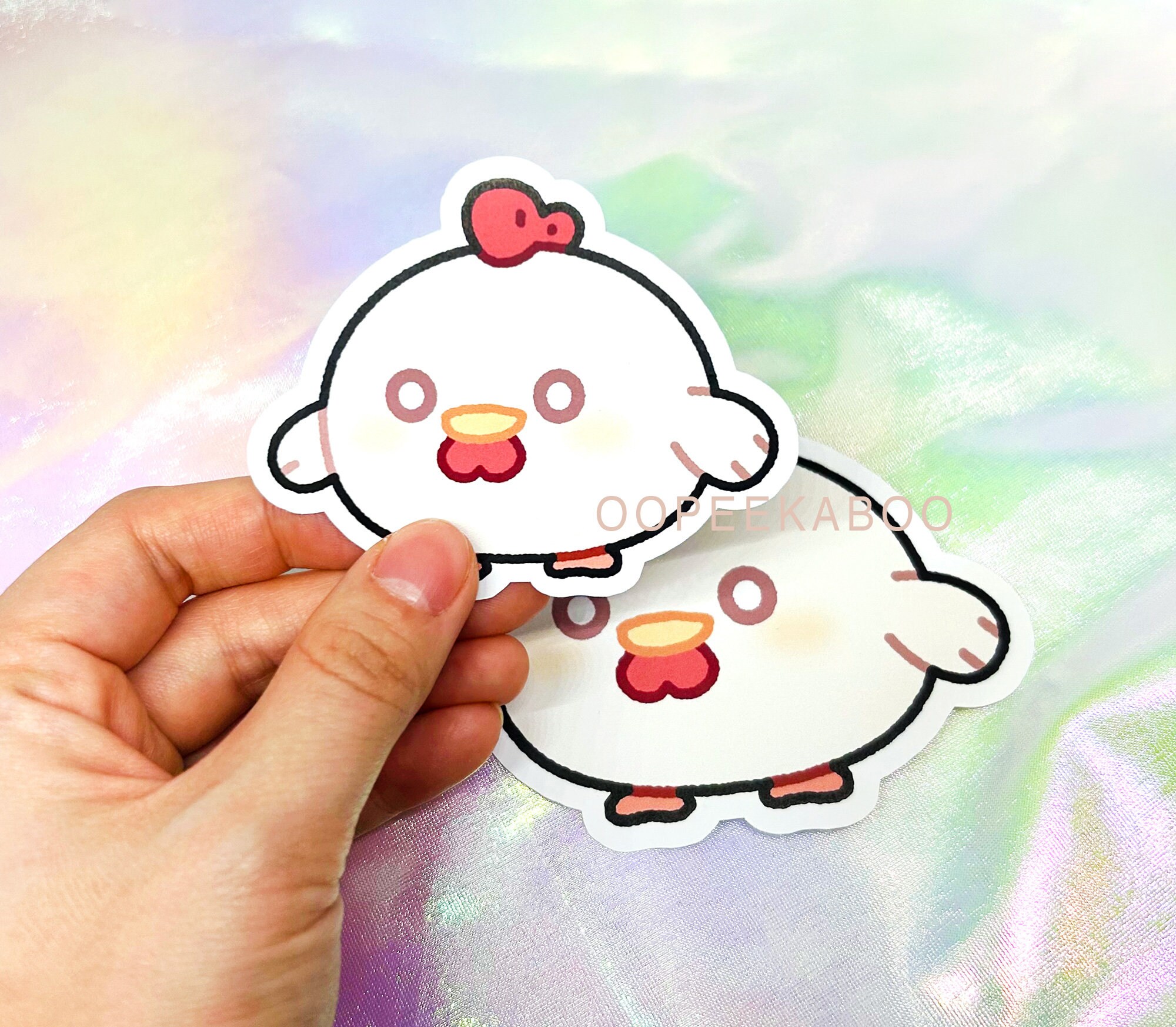 Chipiki Palworld Inspired Sticker, Kawaii Pals Chicken Game Fanart ...