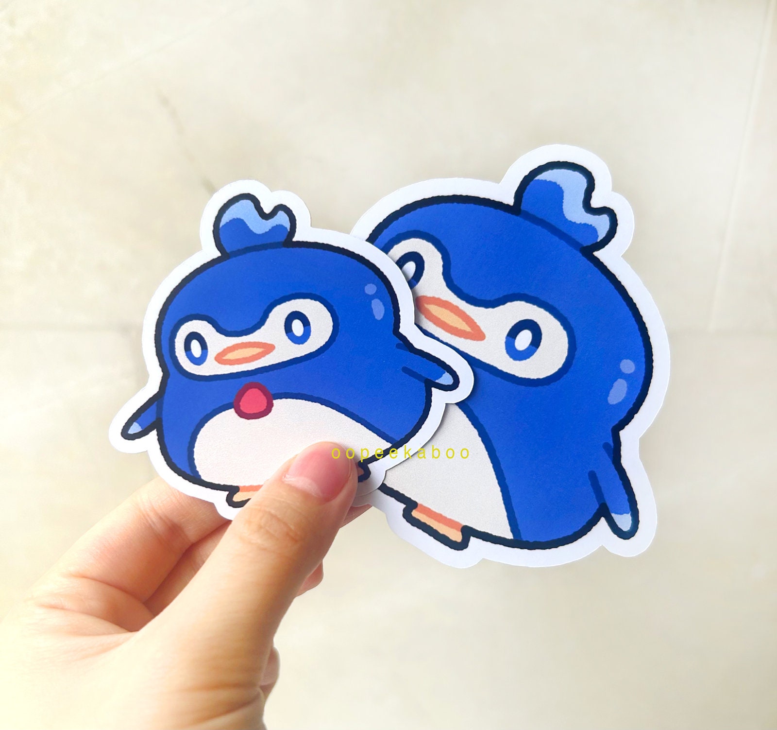 Pengullet Palworld Inspired Sticker, Kawaii Pals Penguin Fanart Sticker ...