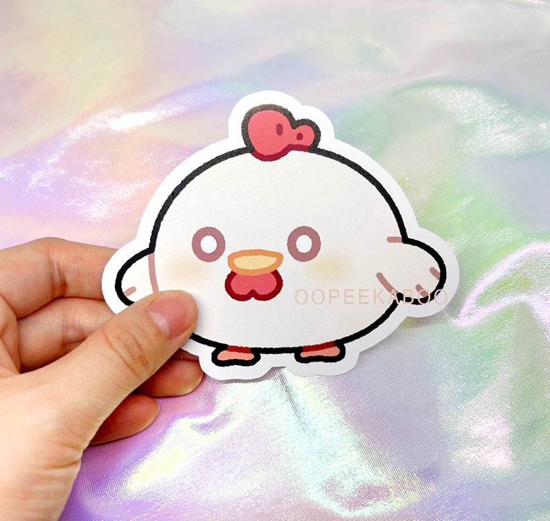 Chipiki Palworld Inspired Sticker, Kawaii Pals Chicken Game Fanart ...