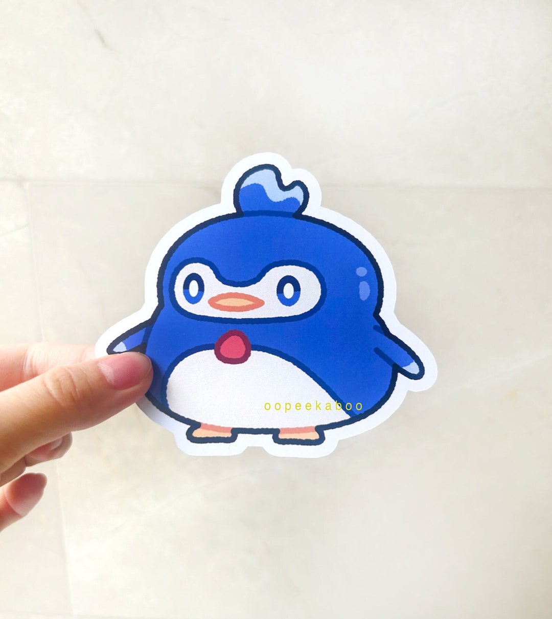 Pengullet Palworld Inspired Sticker, Kawaii Pals Penguin Fanart Sticker ...