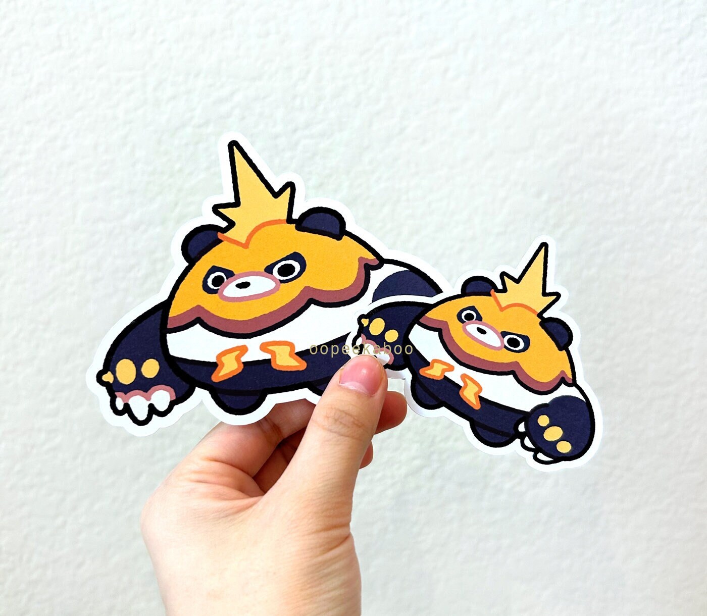 Mossanda Lux Palworld Inspired Sticker, Kawaii Pals Electric Yellow ...