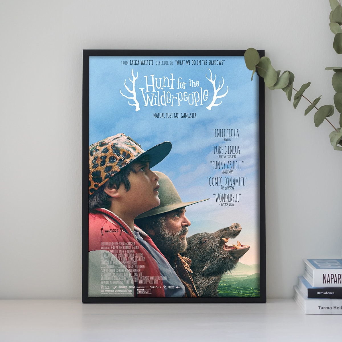 Hunt for the Wilderpeople Movie Poster Vintage Retro Art Print Wall Art ...