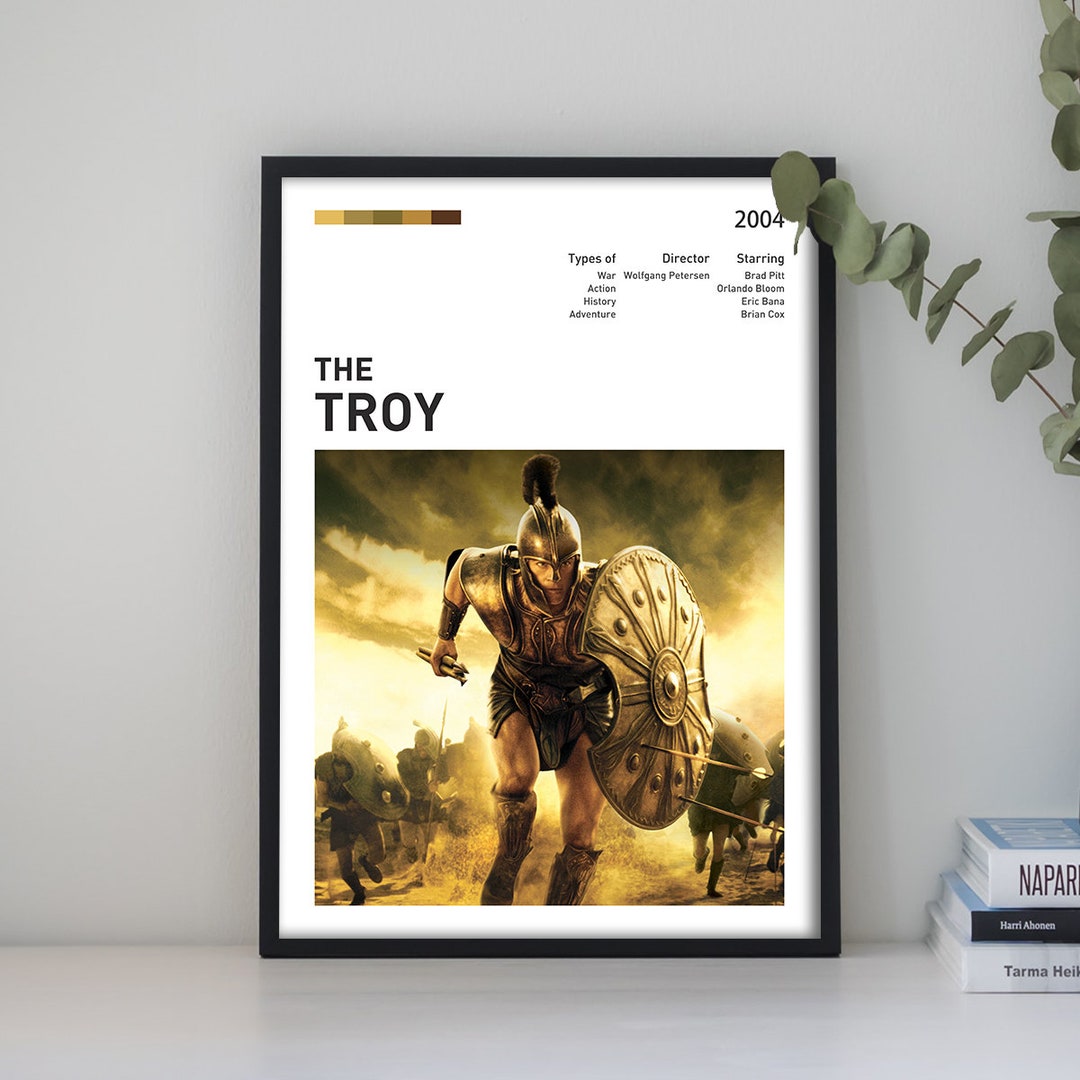 Troy Custom Poster, Classic Film Posters, Vintage Movie Poster ...