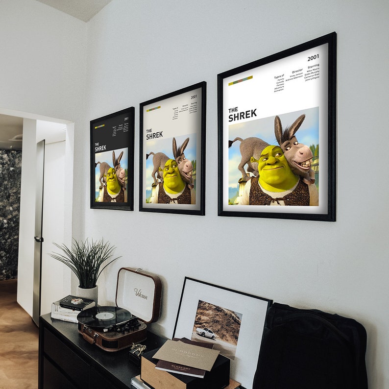 Shrek Animation Customized Posters Personalized Movie - Etsy