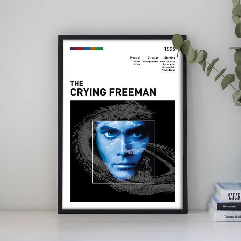 Crying Freeman 1995 Movie Poster, Classic Film Posters, Personalized ...