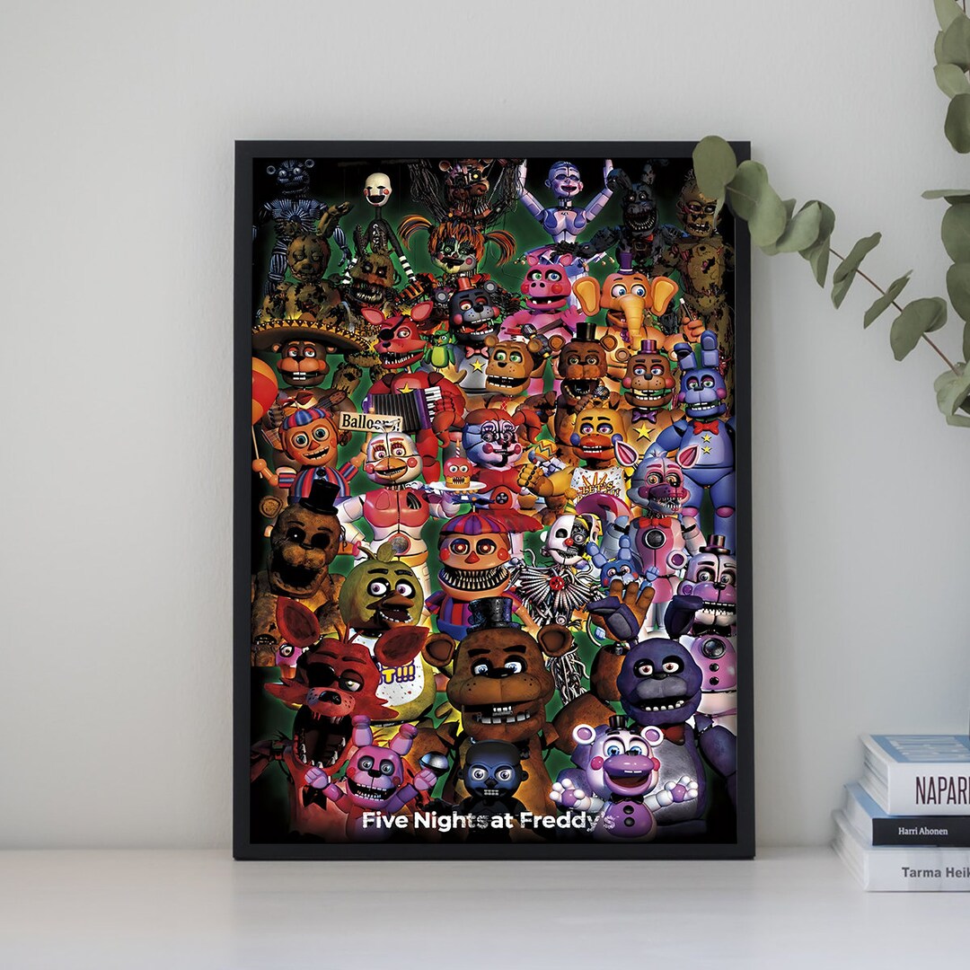 Five Nights at Freddy's Customized Posters, Personalized Movie Posters ...