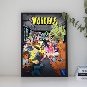 Invincible Movie Poster, Canvas Poster Printing, Classic Movie Wall Art ...
