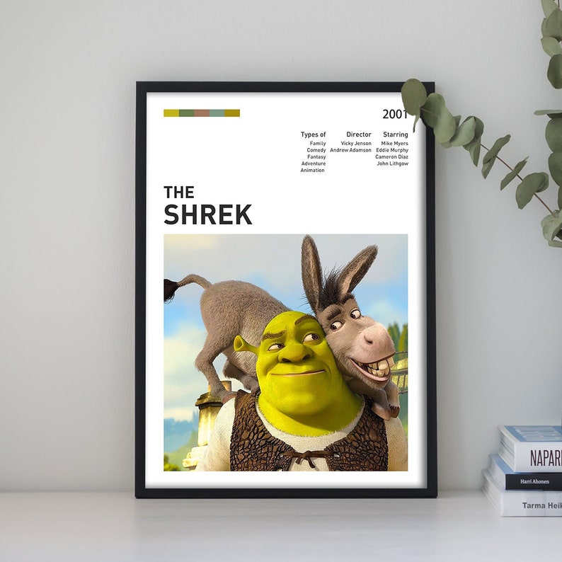 Shrek Animation Customized Posters Personalized Movie - Etsy