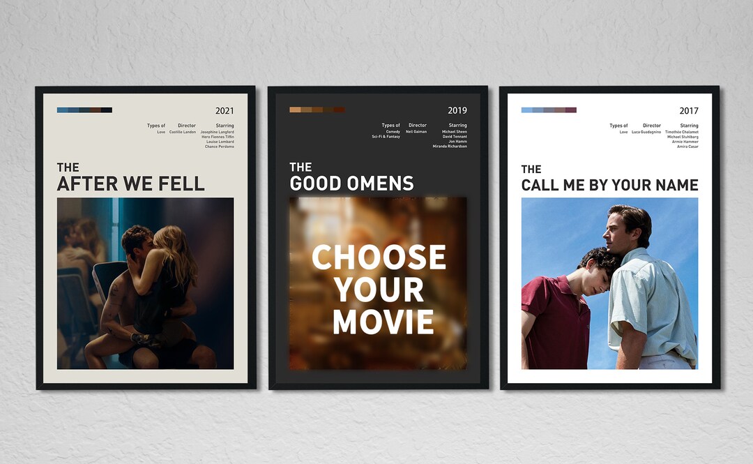 Customized Movie Posters Personalized Movie Posters Classic - Etsy