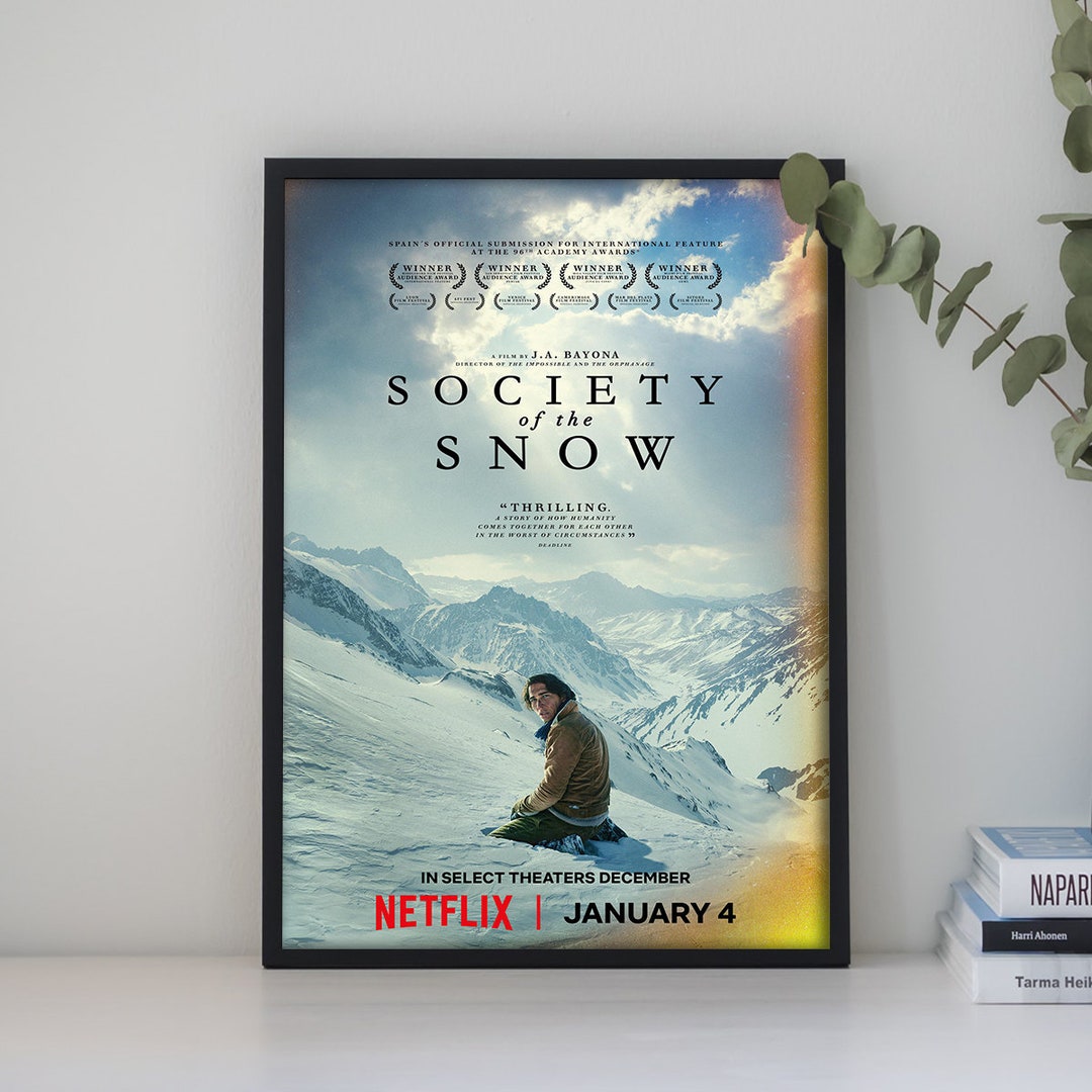 La Sociedad De La Nieve Movie Poster, Canvas Poster Printing, Classic ...