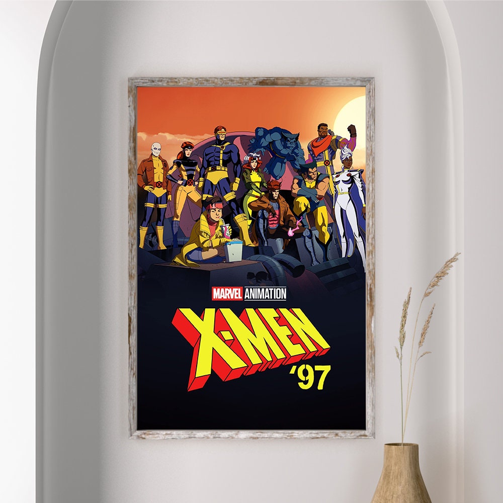 X-men '97 Movie Poster, Canvas Poster Printing, Classic Movie Wall Art ...