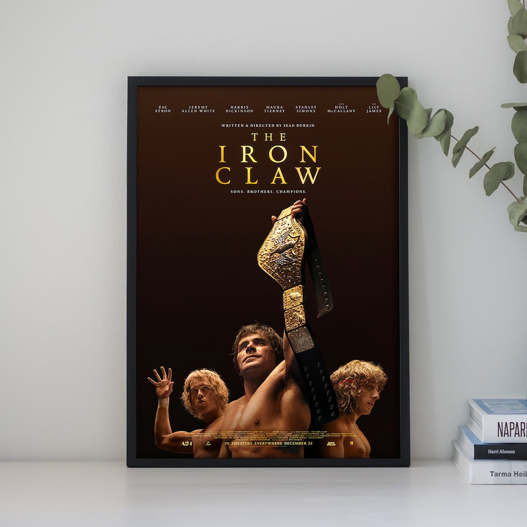 The Iron Claw Movie Poster, Canvas Poster Printing, Classic Movie Wall ...