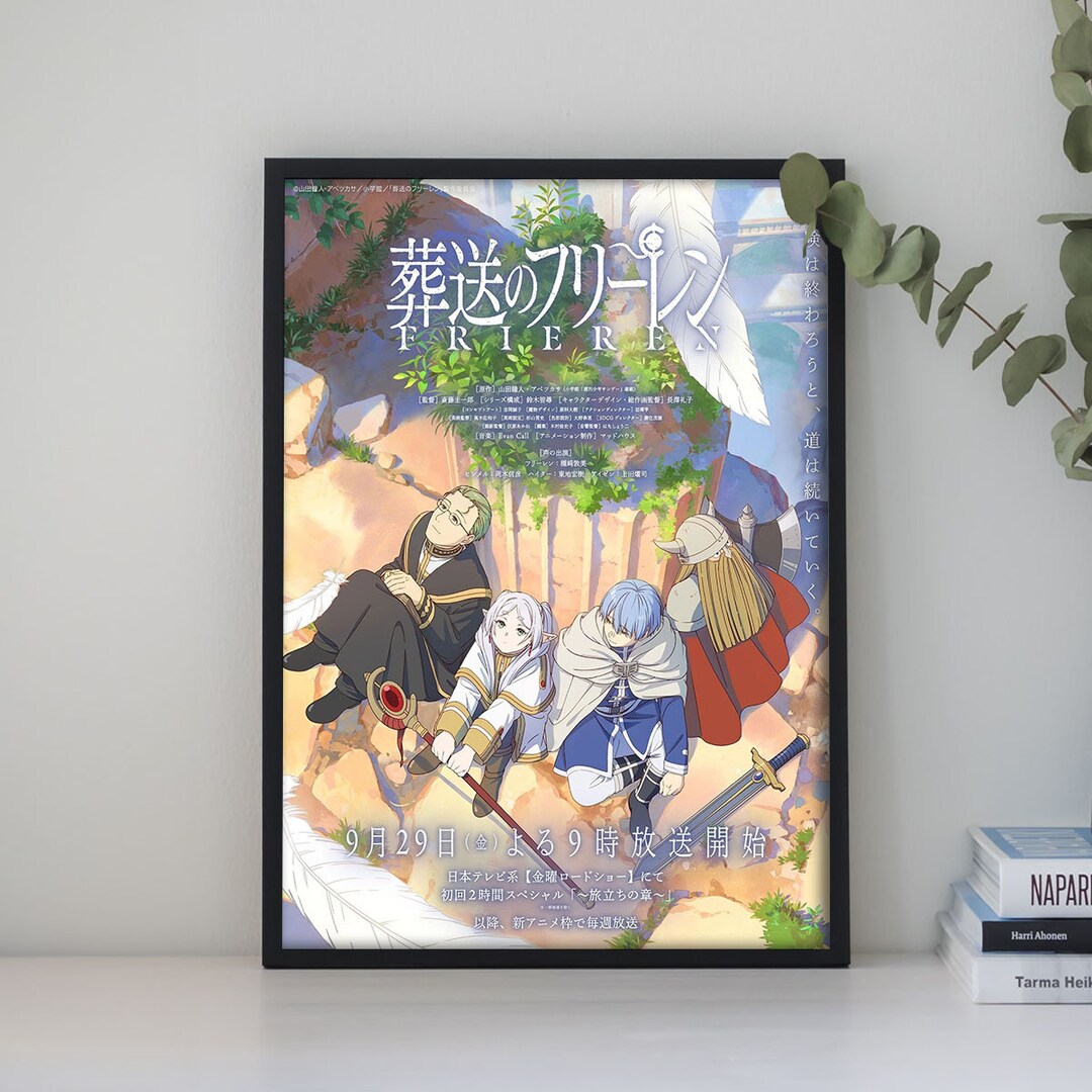 Frieren Beyond Journey's End Movie Poster, Canvas Poster Printing ...