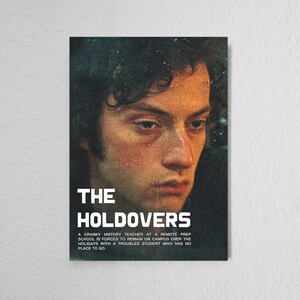 The Holdovers Movie Poster High Quality Print Wall Art Gifts for Him ...