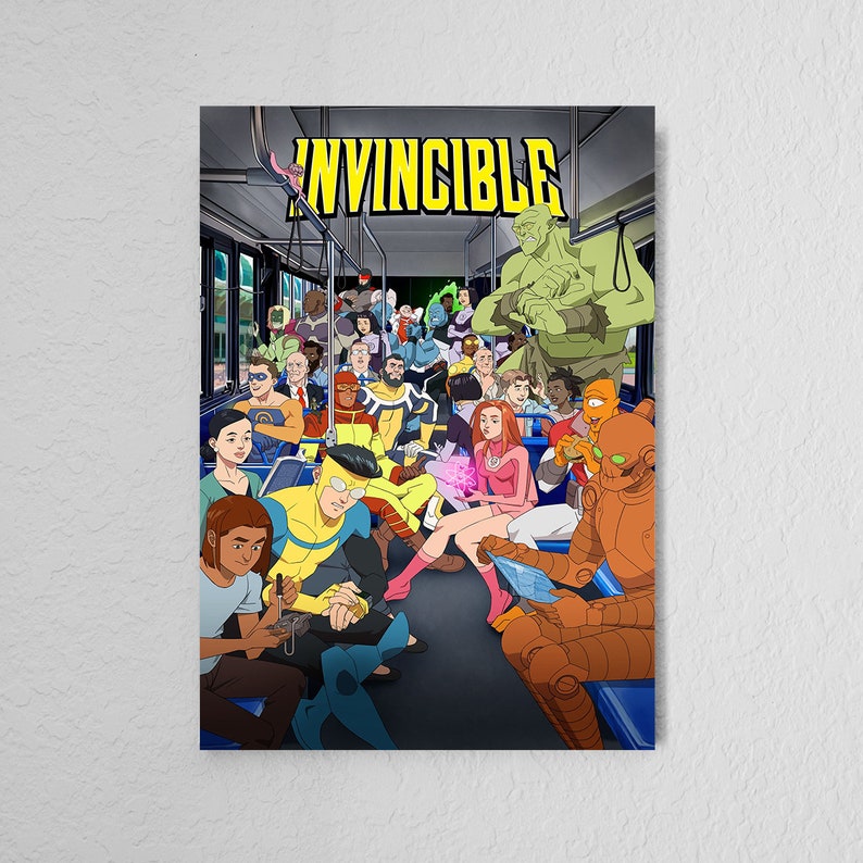 Invincible Movie Poster, Canvas Poster Printing, Classic Movie Wall Art ...