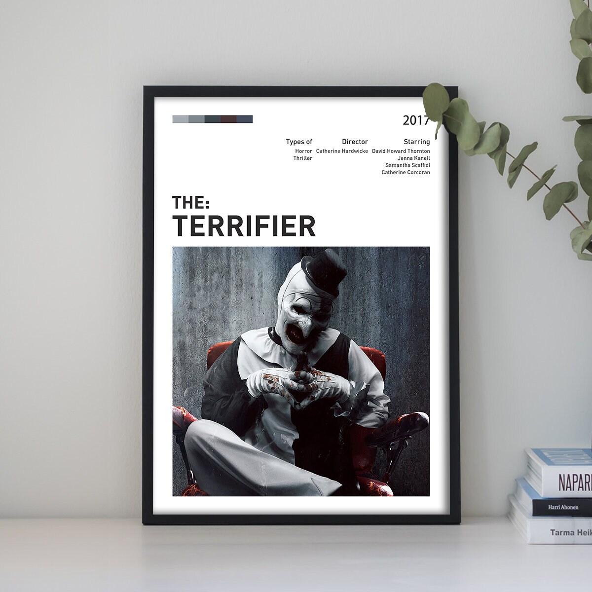 Terrifier Movie Custom Poster, Classic Film Posters, Vintage Movie ...