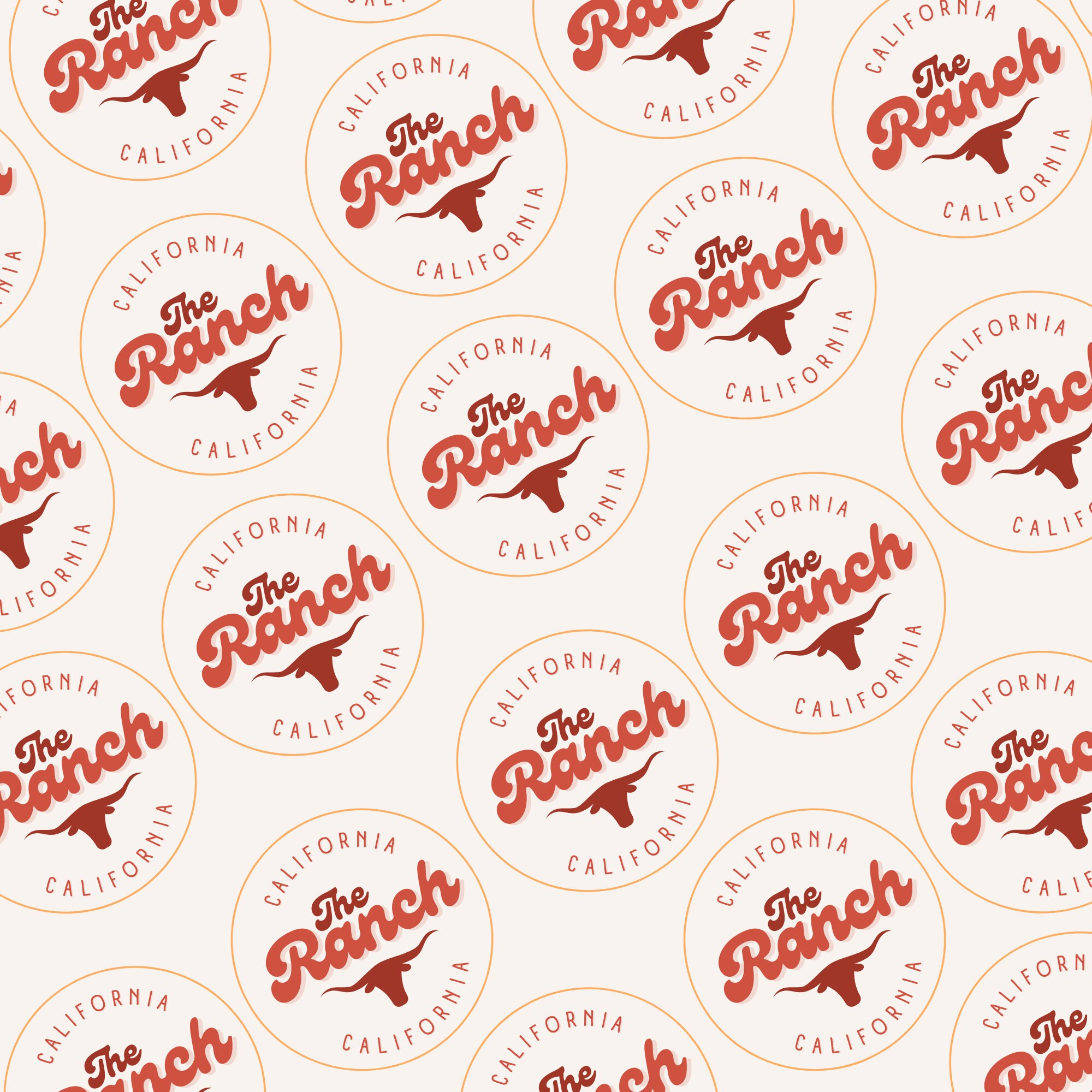 Ranch Logo Canva Template, Western Logo Design, Cowboy Logo, Retro Logo ...